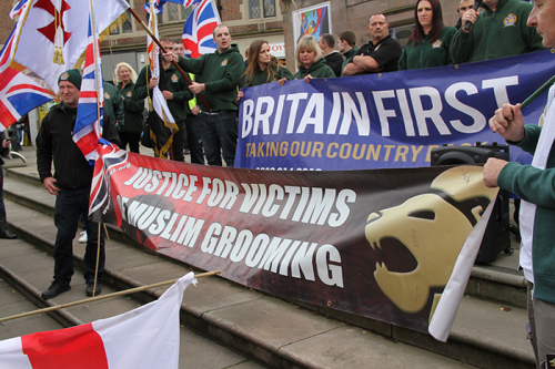 Britain First march through Rotherham | Islamophobia Watch